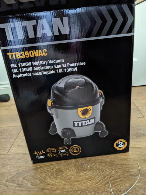 TITAN TTB350VAC 240V Wet & Dry Vacuum Cleaner £20.00 - PicClick UK