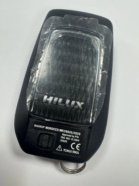 GENUINE TOYOTA HILUX 2 Button Remote Smart Key Fob Tested Tokai Rika ...