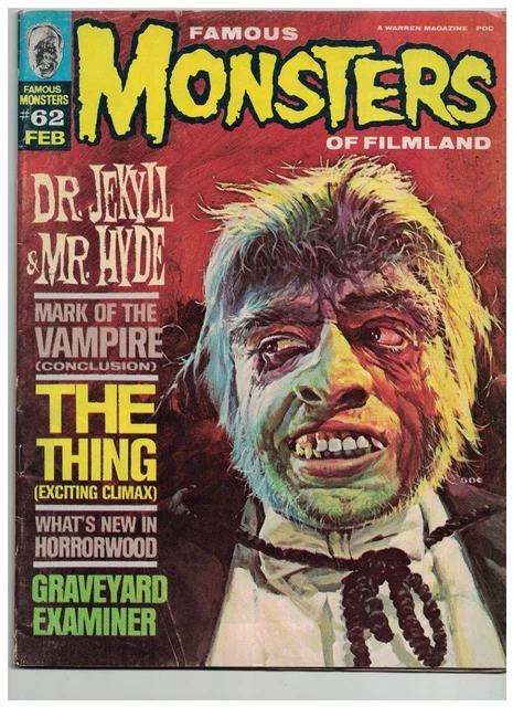 FAMOUS MONSTERS OF Filmland 1970 Horror Monster Magazine £8.79 ...