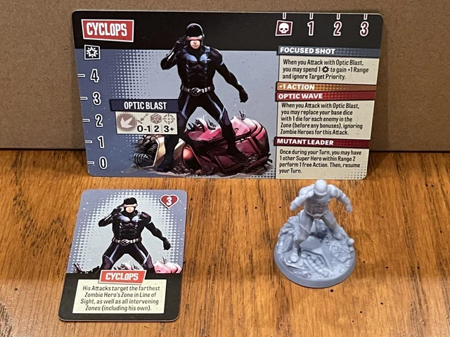 CMON MARVEL ZOMBIES - CYCLOPS Daily Bugle Reward Kickstarter Ex KSE ...