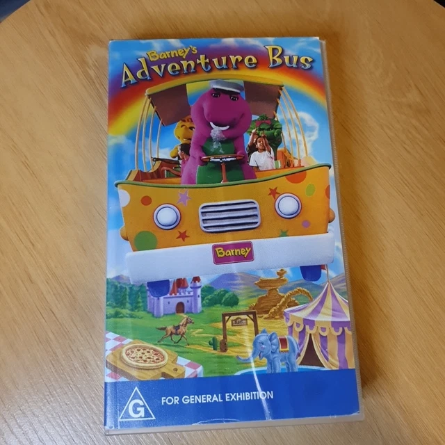 BARNEY - BARNEYS Adventure Bus (VHS, 1997) Rare $20.00 - PicClick AU