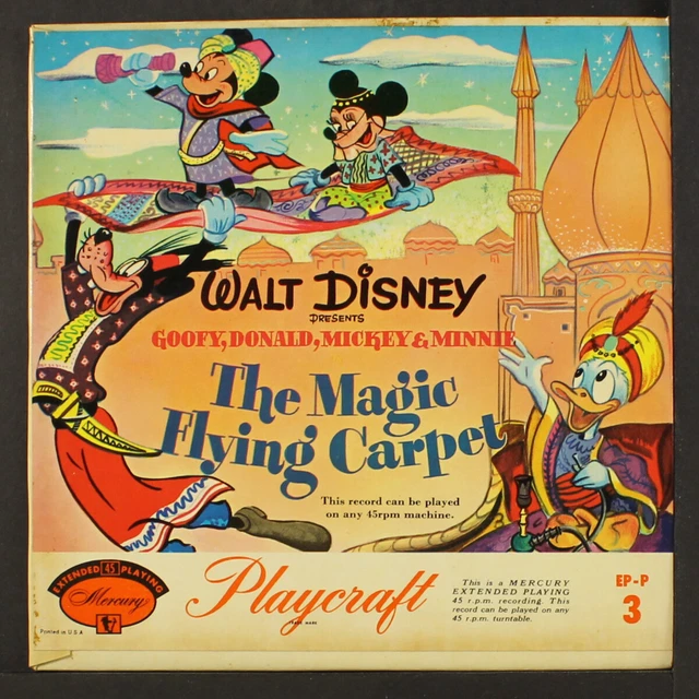 WALT DISNEY: THE magic flying carpet / aladdin and his wonderful lamp 7 ...