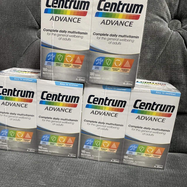 CENTRUM ADVANCE ADULTS Multivitamin & Mineral 180 Tablets BBD 09/2025 ...