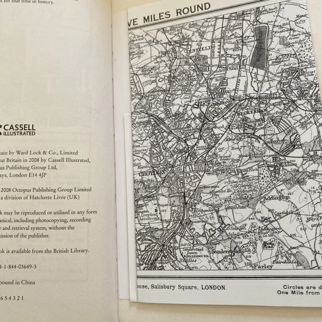 VINTAGE WARD LOCK'S London Illustrated Guide Book Maps 58th Edition Red ...