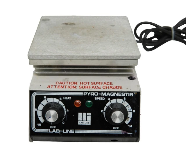 LAB-LINE INSTRUMENTS PYRO-MAGNESTIR Stirrer Model 1266 120V 4.20 Amps ...