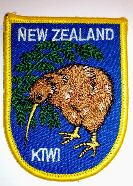 VINTAGE NEW ZEALAND Kiwi Patch Badge Crest $9.80 - PicClick CA