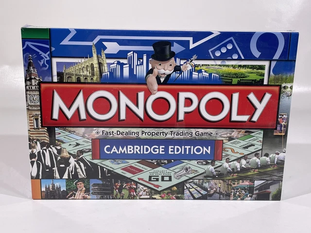 MONOPOLY CAMBRIDGE EDITION Brettspiel Gesellschaftsspiel Neu in OVP HA ...