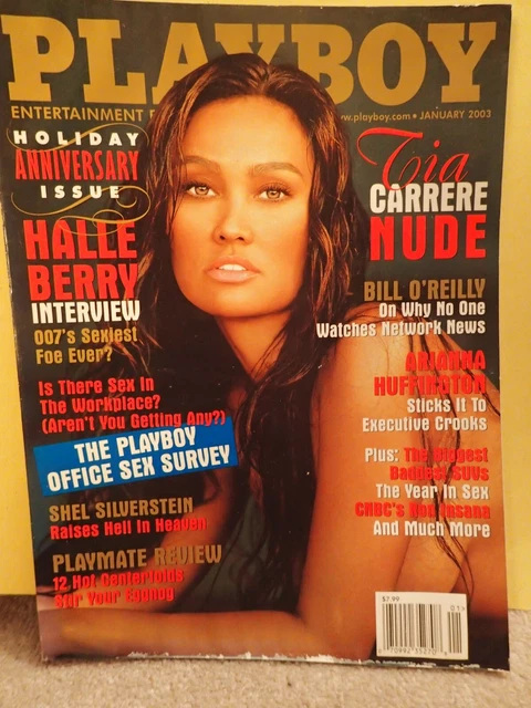 TIA CARRERE [PLAYBOY Magazine Vol 50 #1 January 2003] Halle Berry Interview $14.06 - PicClick CA