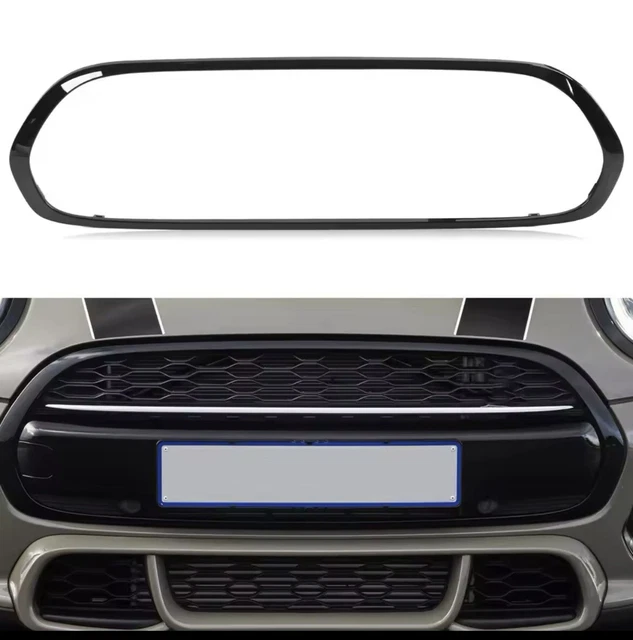 MINI BLACK FRONT Grill Surround F55 F56 F57 Cooper S JCW R P/N ...