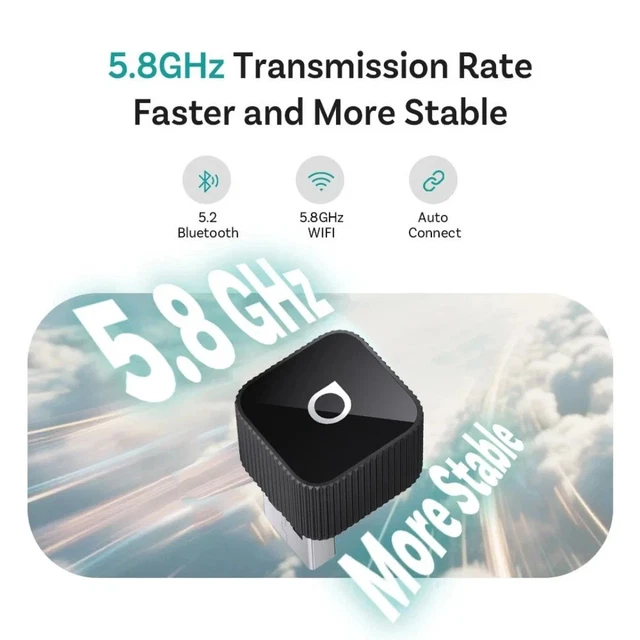 OTTOCAST MINI CUBE Adattatore Wireless Carplay Android Auto Wifi 6 ...