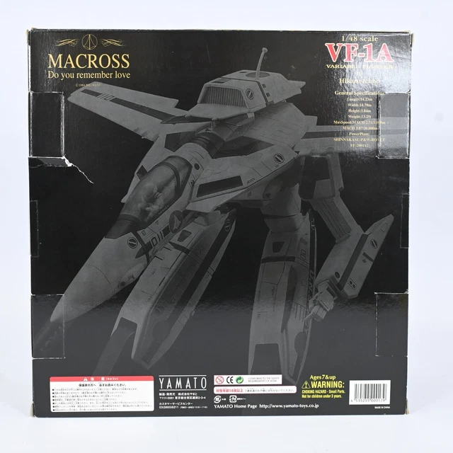FIGURA DE ACCIÓN Yamato Macross VF-1A Hikaru Ichijo 1/48 Valkyrie EUR ...