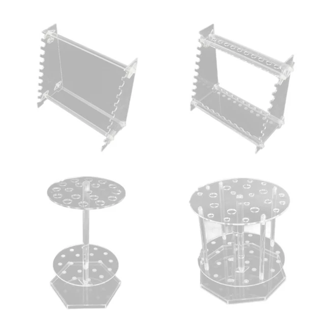 MULTIFUNCTIONAL TEST TUBE Rack Clear Test Tube Organizers Holder ...