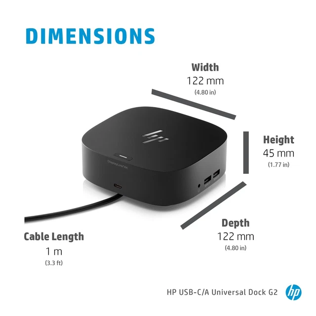 HP USB-C 120W Dock G5 | Expand Ports | Connect Up to Three Displays ...