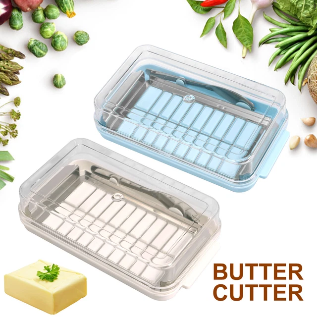 BUTTER CUTTING BOX Butter Dish Cheese Storage Container with Butter ...