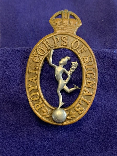 THE ROYAL CORPS of Signals British Army/Military Hat/Cap Badge £3.20 ...