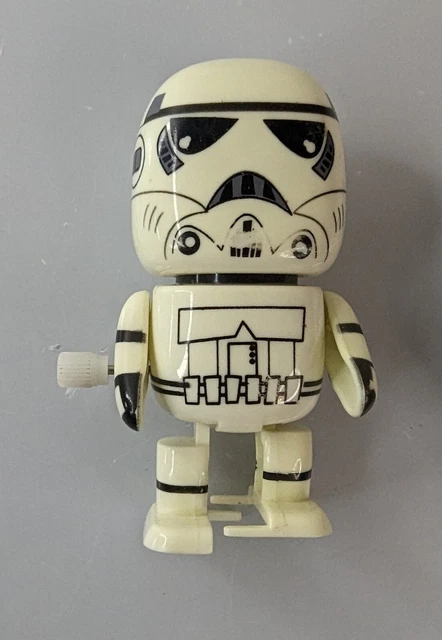 STAR WARS WIND-UP Walking Wobbler Bobblehead Stormtrooper 2x Figure ...