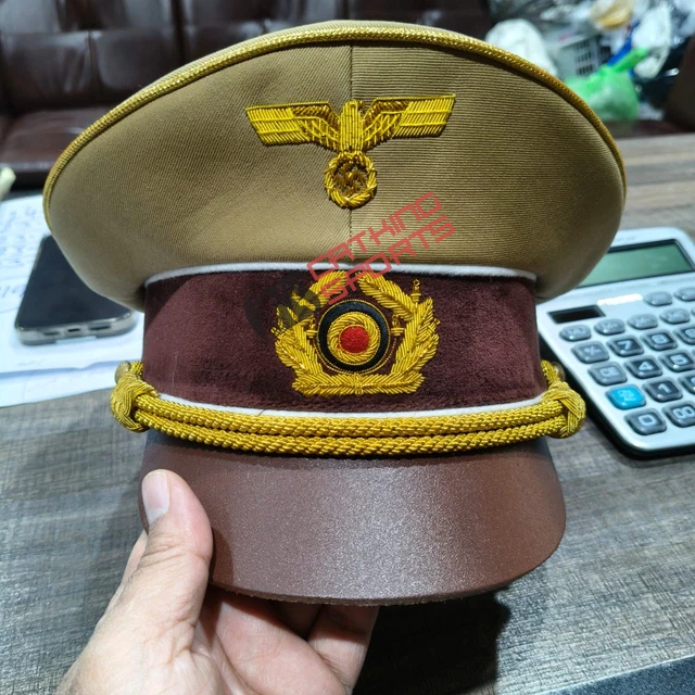 WW2 US ARMY Adolf Hitler Visor Cap £78.83 - PicClick UK