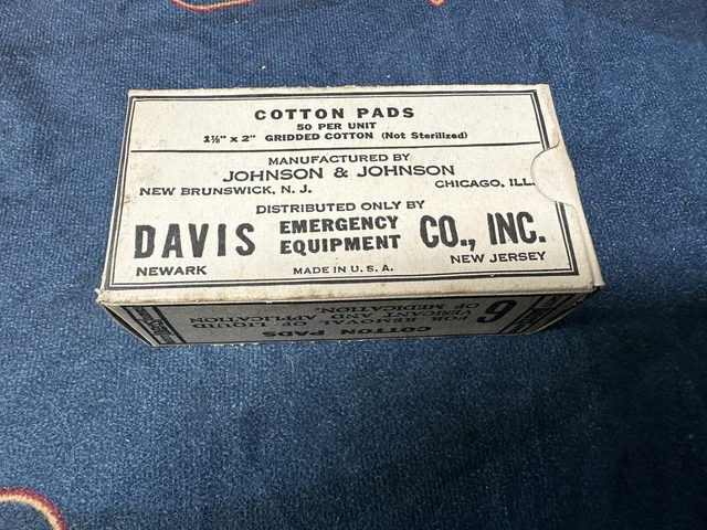 WW2 RARE UNUSED OLD STOCK U.S.ARMY Davies Co Inc Cotton Pads £19.99 ...