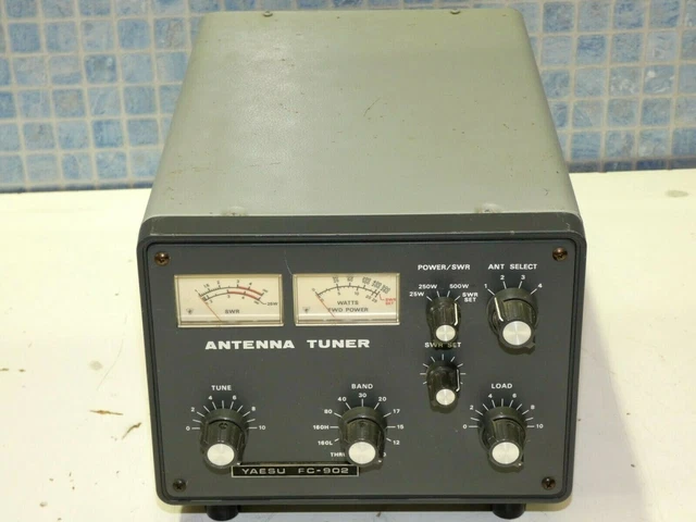 YAESU FC-902 VINTAGE Ham Radio Use Antenna Tuner £241.36 - PicClick UK