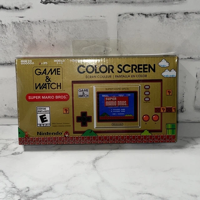 NINTENDO GAME & Watch Super Mario Bros Electronic Handheld New NIB ...