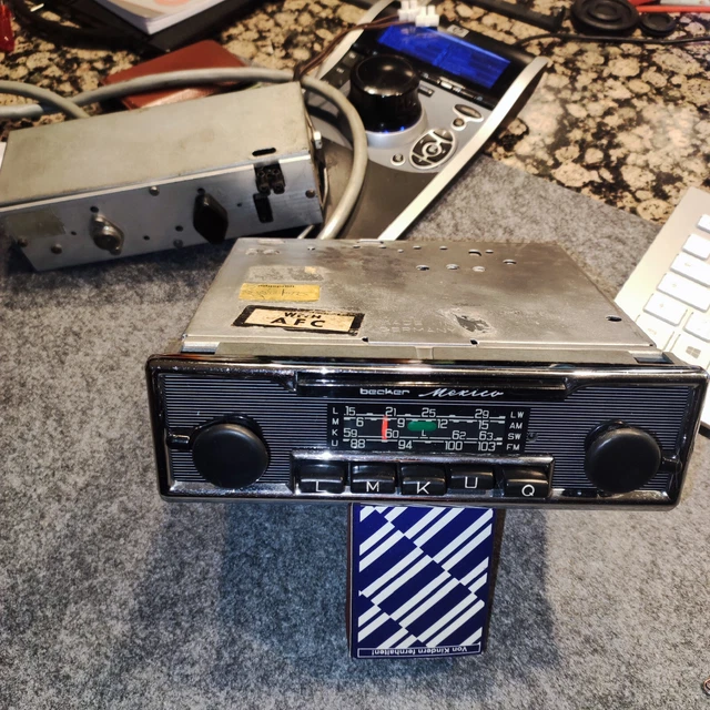 OLDTIMER AUTORADIO BECKER Mexico mit externer Endstufe/Verstärker + AFC EUR 349,00 - PicClick DE