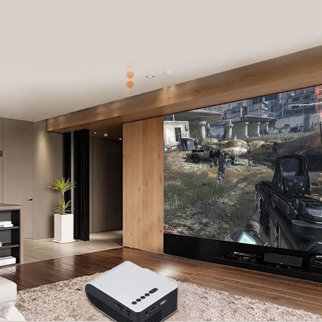 MINI HD 1080P LED Smart Projector Home Media Player Home Theater ECM ...