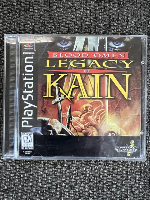 BLOOD OMEN: LEGACY of Kain Sony PlayStation 1 PS1 étui à disque manuel ...