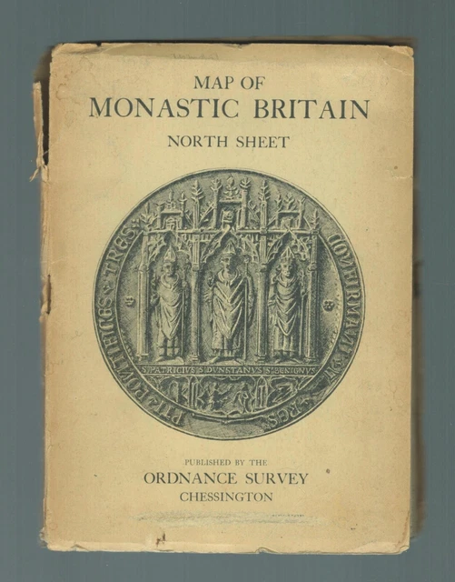 MAP OF MONASTIC Britain: North Sheet Ordnance Survey 1950 £6.15 ...