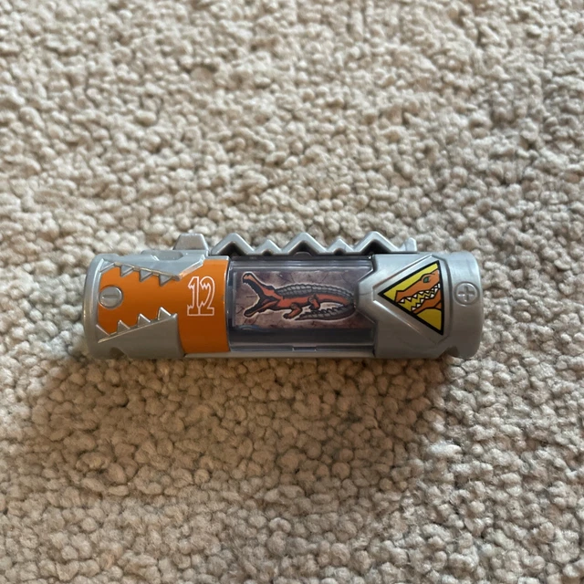 POWER RANGERS DINO Charge #12 Orange Grey Deinosuchus Bandai Charger ...