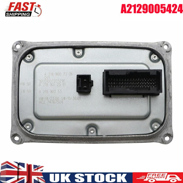 A2129005424 LED HEADLIGHT Ballast Control Module Unit For Mercedes Benz ...