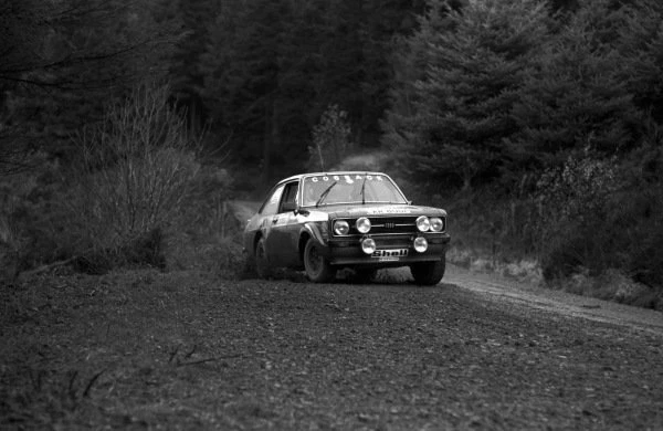 ROGER CLARK & Tony Mason, Ford Escort RS1800 WRC RAC Rally 1975 Old ...