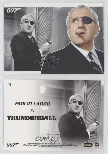 2010 RITTENHOUSE JAMES Bond: Heroes and Villains Thunderball Emilio ...