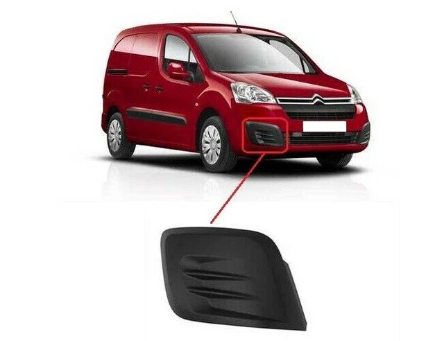 NEUF POUR CITROEN Berlingo Peugeot Partner 15- Avant Pare-Choc Fog Grille Housse EUR 25,90 ...