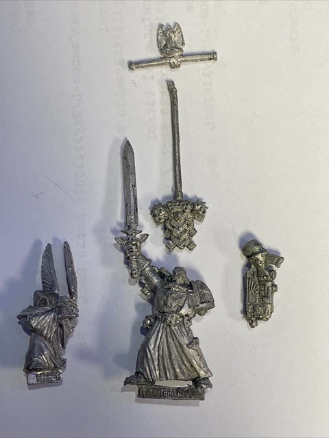 GRAND MASTER AZRAEL - METAL OOP SPACE MARINE DARK ANGELS LORD WARHAMMER ...