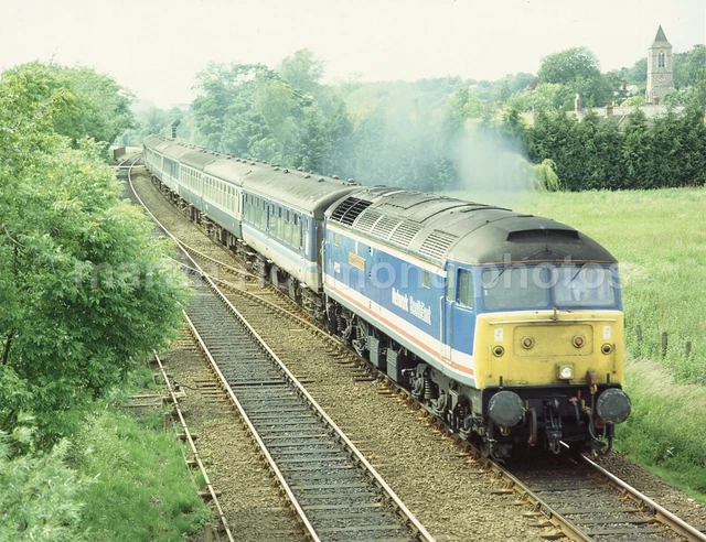 WHITLINGHAM JUNCTION CLASS 47 47583 22.6.91 Fuji 4.5 x 6 cm Slide RN313 ...