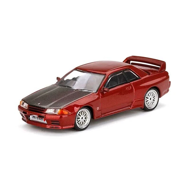 MINI GT 1/64 Nissan Skyline GTR R32 Red Pearl with BBS LM Wheel RHD ...