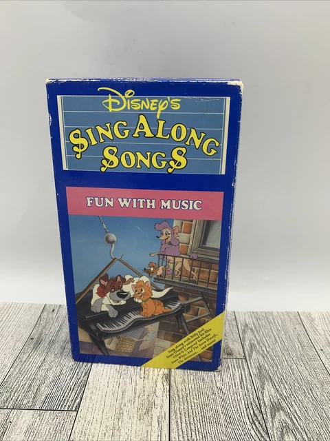 DISNEY’S SING ALONG Songs Fun With Music VHS Video Tape VTG Oliver Co ...