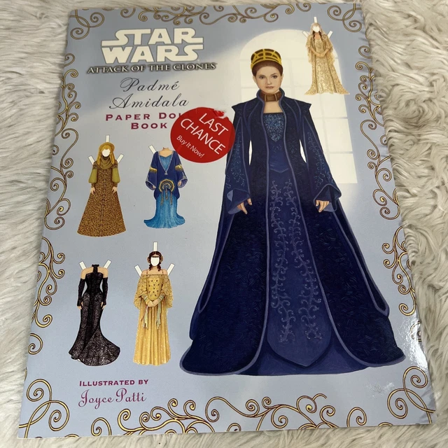 PADME AMIDALA PAPER Doll Book Star Wars Attack of the Clones - Brand ...