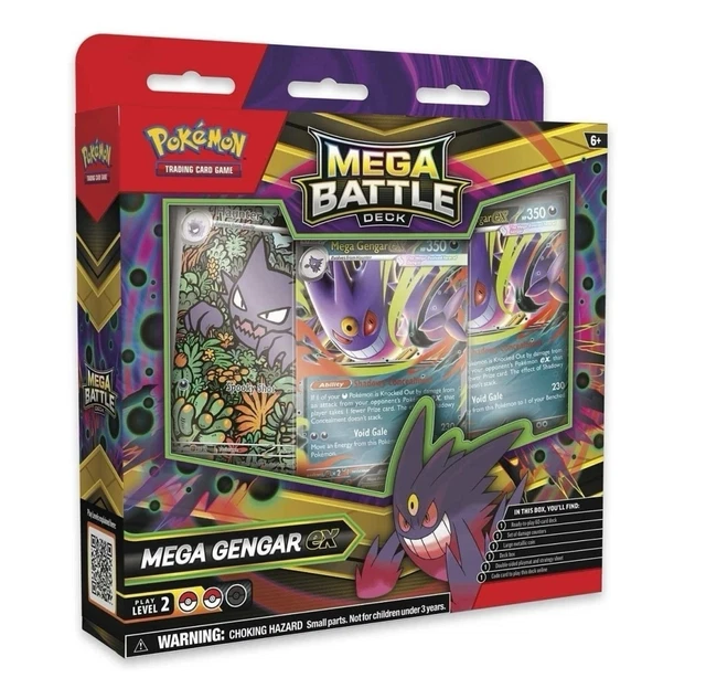 ENGLISH POKEMON TCG Battle Deck Mega Gengar EX - IN HAND £26.75 ...