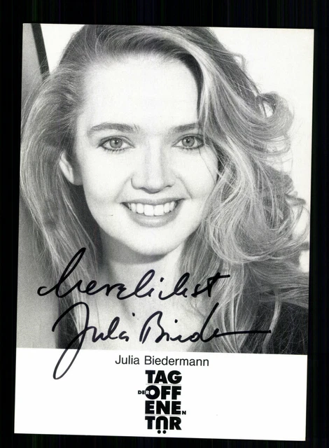 JULIA BIEDERMANN AUTOGRAMMKARTE Original Signiert + F 7158 EUR 6,99 - PicClick DE