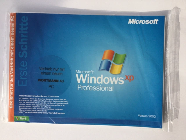 MICROSOFT WINDOWS XP Professional deutsch EUR 10,00 - PicClick DE