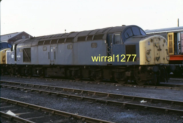 ORIGINAL RAILWAY SLIDE Class 40 40022 at Doncaster Works £3.50 ...