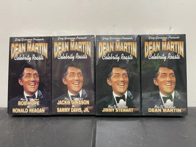 DEAN MARTIN CELEBRITY Roasts VHS Lot NEW Jackie Gleason Jimmy Stewart ...