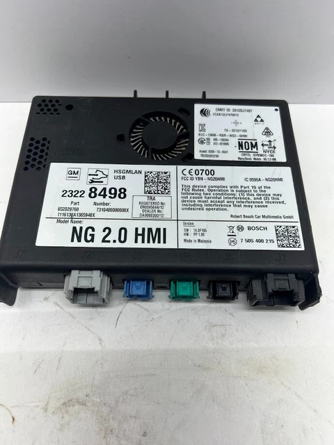 GMC CHEVROLET CADILLAC Human Machine Interface HMI Navigation Module ...