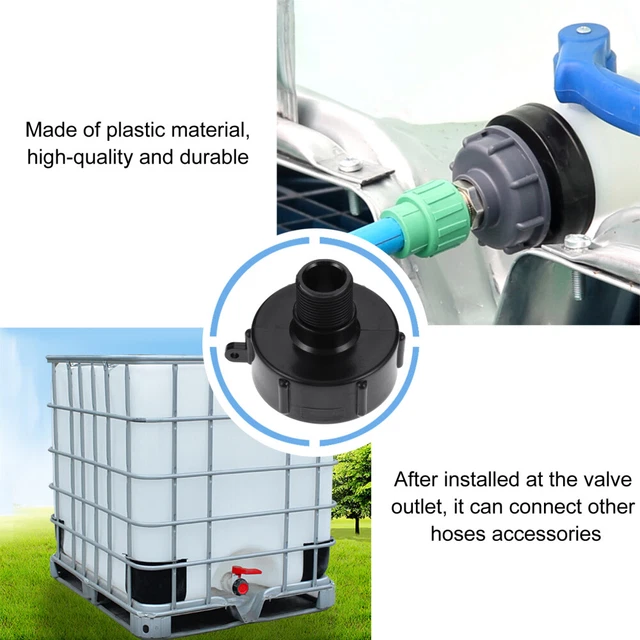 IBC VALVE ADAPTER Ibc Drain Adapter Ibc Adaptor Fittings Water Tank ...