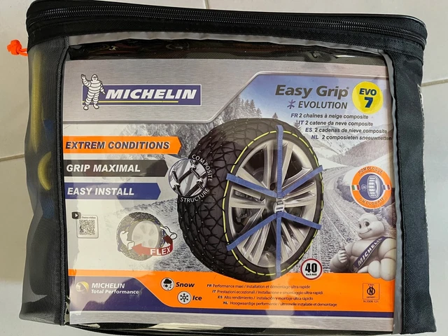 &MICHELIN EASY GRIP Evolution Composite Snow Chain, EVO 7 16, 17.1 8" £ ...