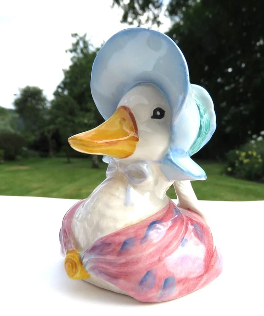 ROYAL ALBERT JEMIMA Puddle Duck Character Jug Beatrix Potter BP6 1989 ...