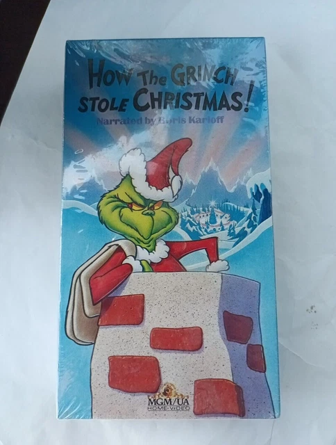 HOW THE GRINCH Stole Christmas (VHS, 1988) Original 1966 Dr Seuss - New ...