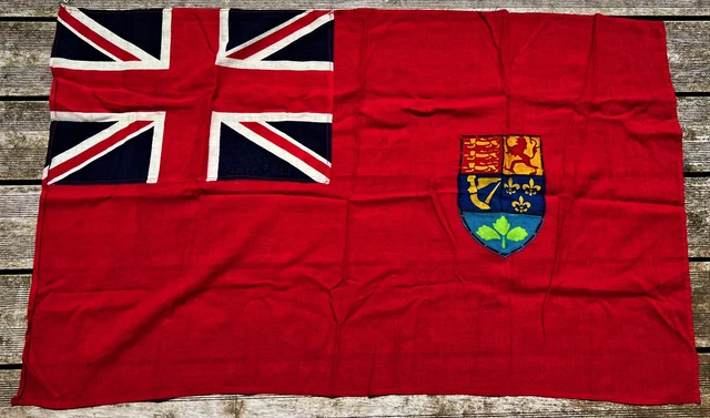 AUTHENTIC & ANTIQUE 1930s Canadian Flag Military WW2 £128.54 - PicClick UK