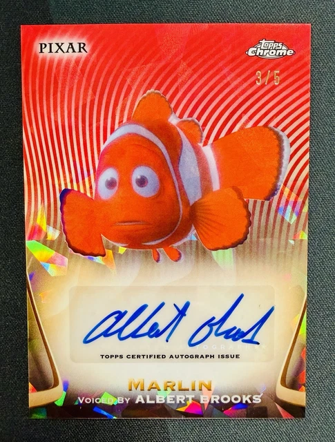 MARLIN VOICED BY Albert Brooks 2025 Chrome Disney Sapphire Finding Nemo ...